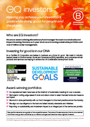 About EQ Investors | EQ Investors